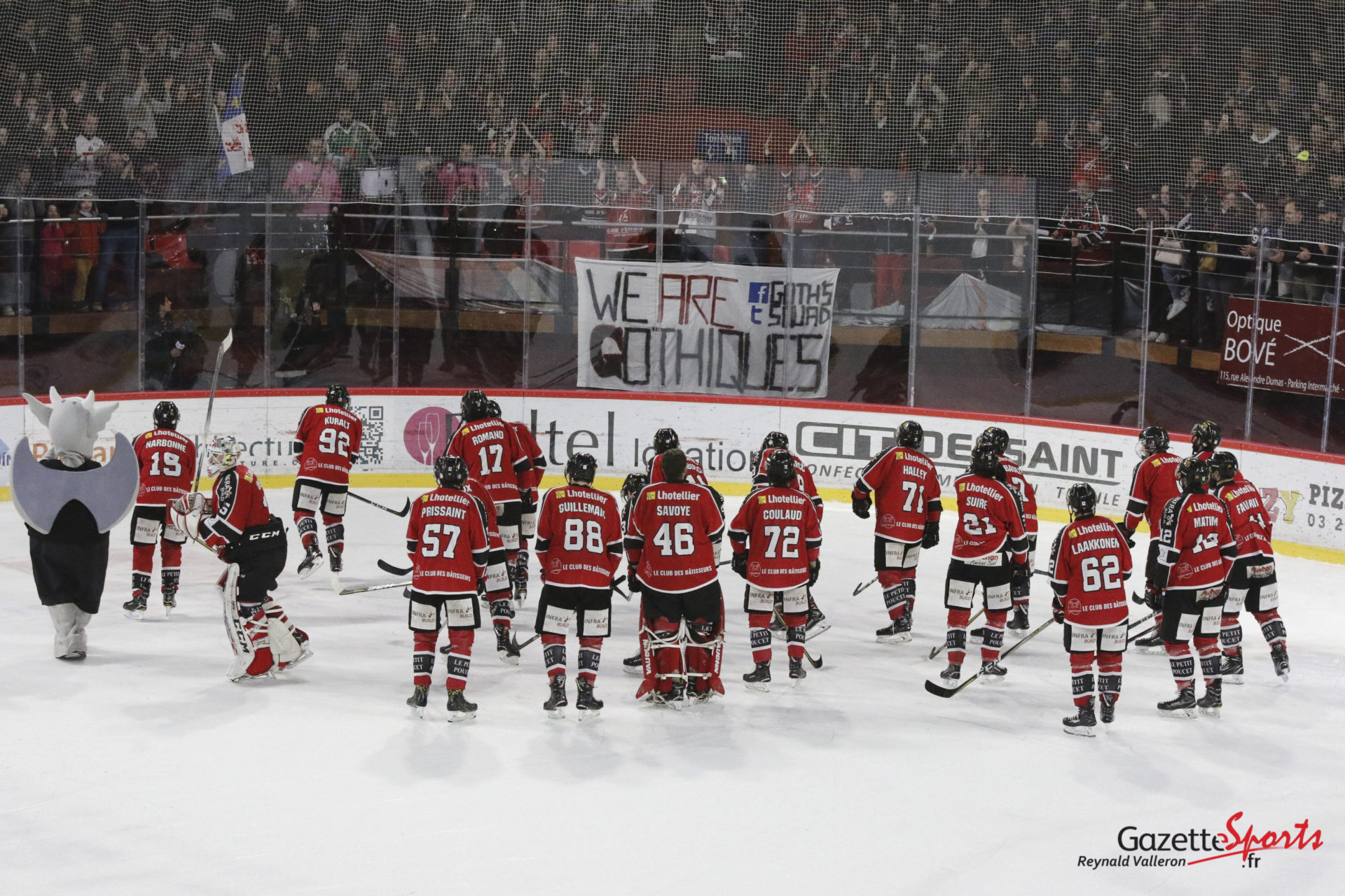 HOCKEY SUR GLACE : Retour en images du match Amiens - Lyon - GazetteSports