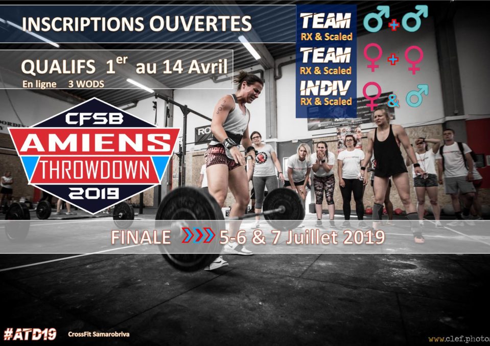 CROSSFIT : Amiens Throwdown 2019 à partir de ce vendredi ! - GazetteSports
