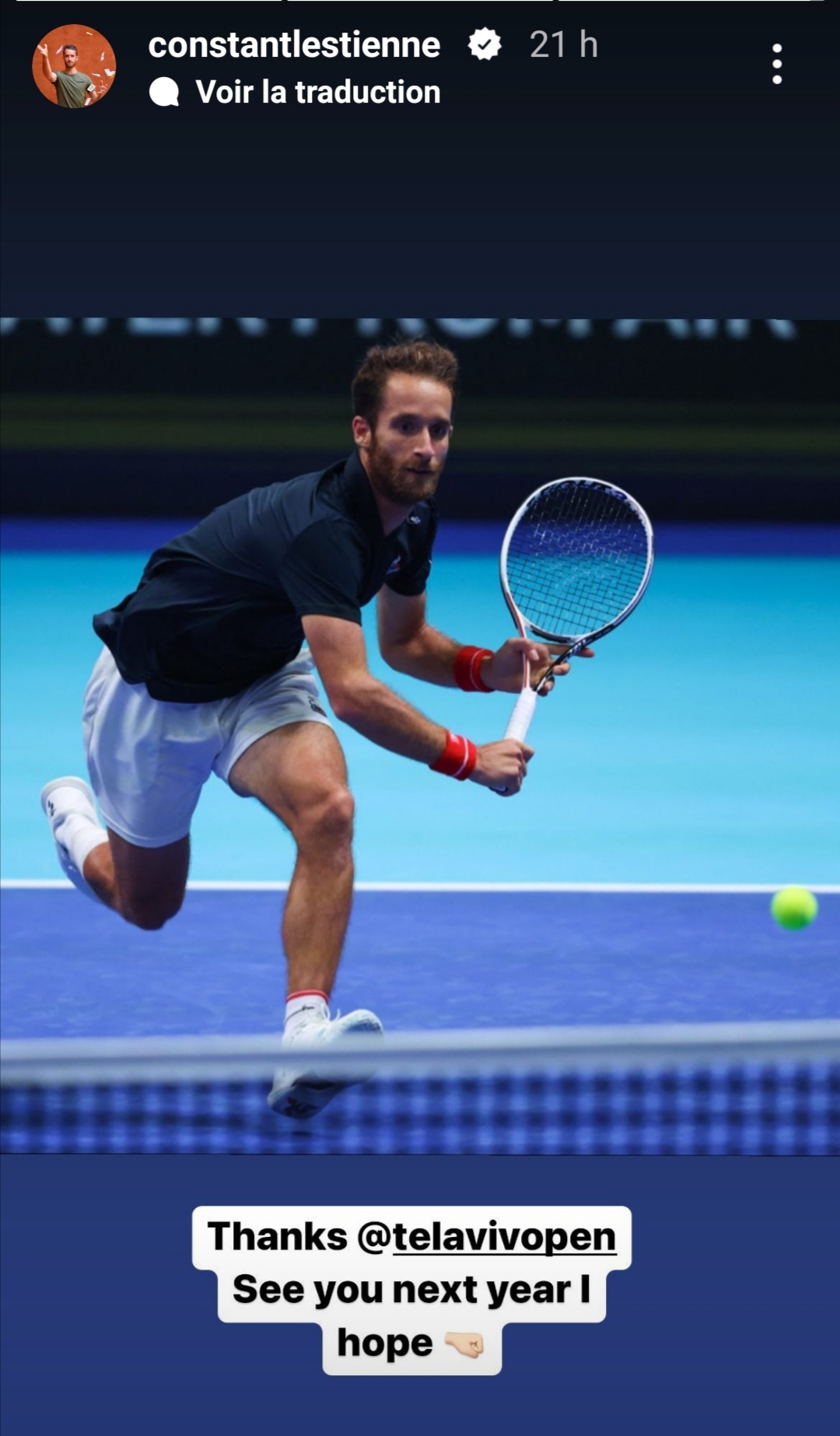 TENNIS : Constant Lestienne ne se met "pas de barrière" - GazetteSports